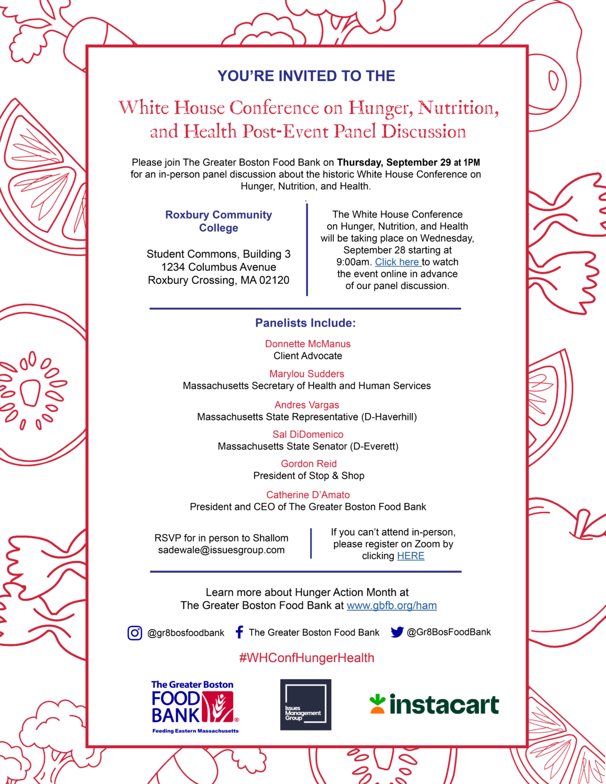 GBFB hosts public post-hunger conference panel to discuss outcomes