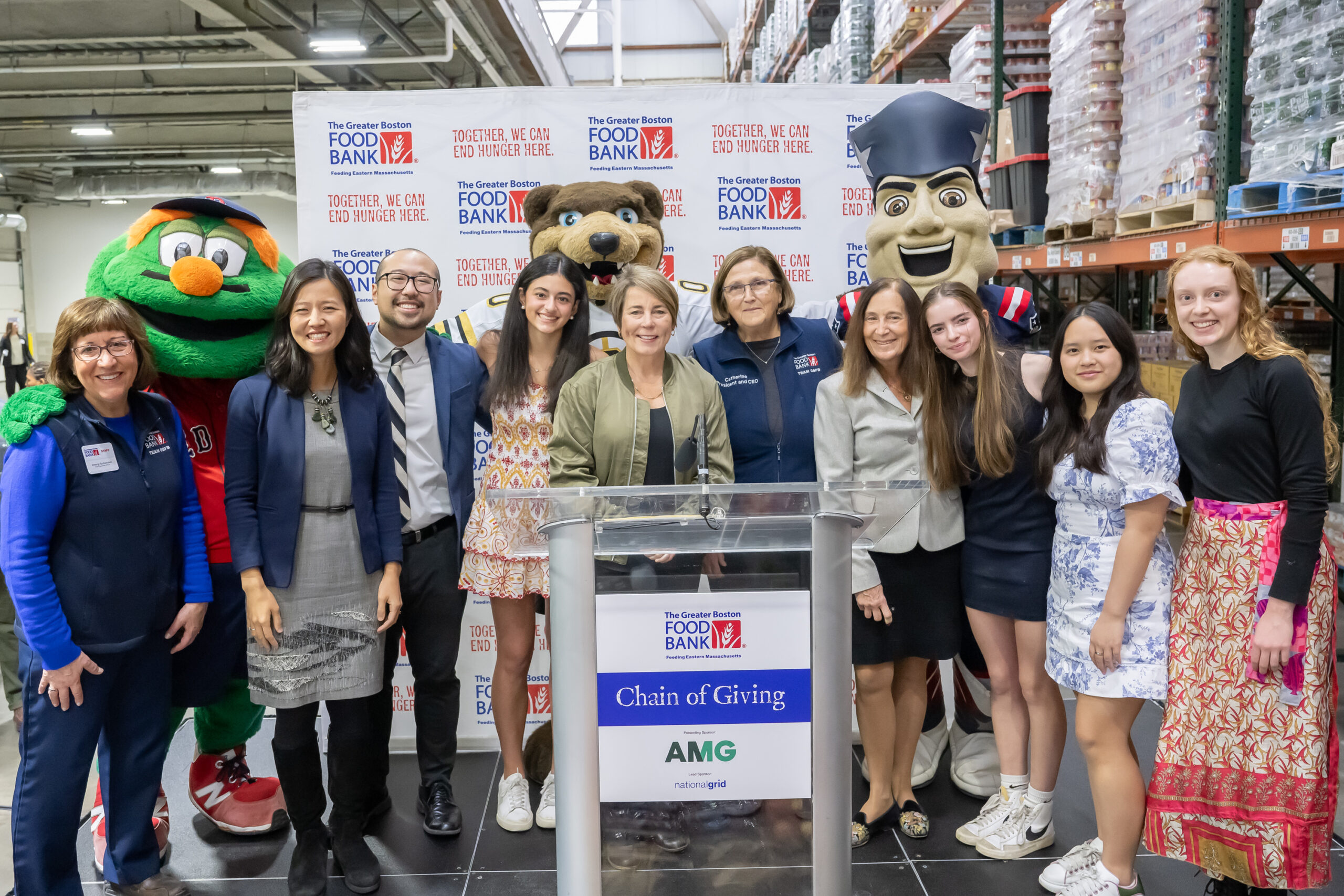 Chain of Giving | The Greater Boston Food Bank